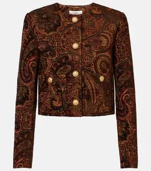 Chloé Paisley Jacquard Jacket - Multicoloured