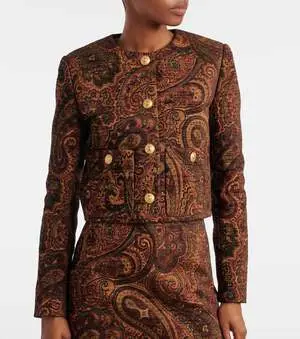 Chloé Paisley Jacquard Jacket - Multicoloured