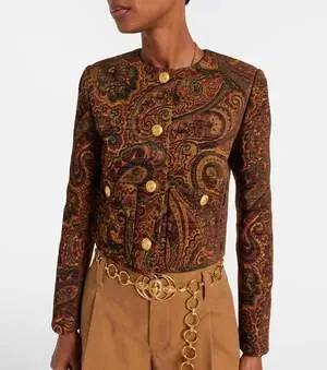 Chloé Paisley Jacquard Jacket - Multicoloured