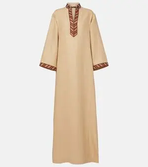 Loro Piana Tilde Cotton Kaftan - Beige