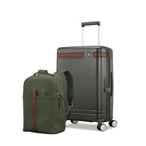 SAMSONITE Virtuosa Backpack And 21" Carry-on Spinner Luggage Set - Green