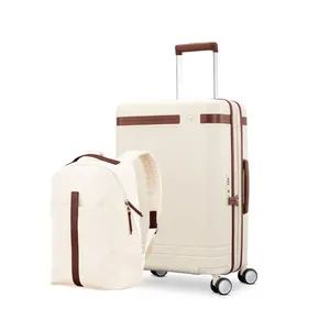 SAMSONITE Virtuosa Backpack And 21" Carry-on Spinner Luggage Set - Ivory
