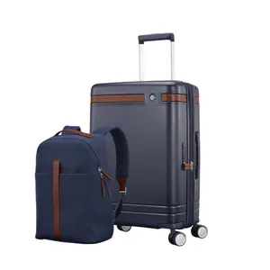 SAMSONITE Samsonite Virtuosa Backpack And 21" Carry-On Spinner Luggage Set Navy