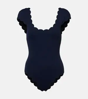 Marysia Mexico Reversible Scalloped Swimsuit - Black