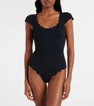 Marysia Mexico Reversible Scalloped Swimsuit - Black