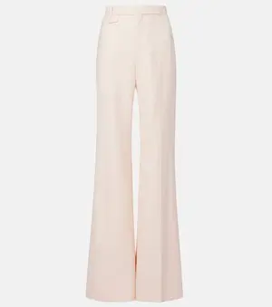 Chloe Silk Flared Trousers