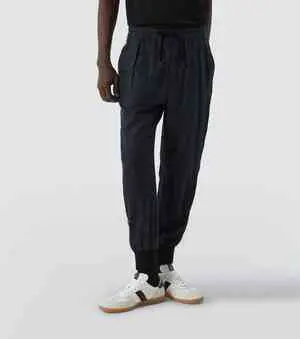 TOM FORD Cotton And Silk Twill Sweatpants