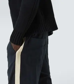 TOM FORD Cotton And Silk Twill Sweatpants