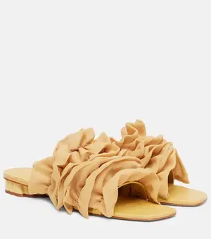 Farm Rio Ruffled Sandals