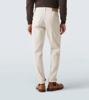 Brunello Cucinelli Mid-rise Slim Jeans