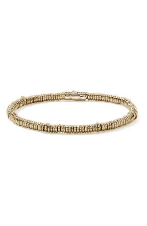 John Hardy Heishi 14k Bracelet