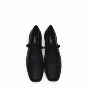 AMIE RAFA Mary Jane Flats - Black