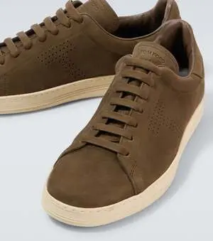 TOM FORD Warwick Leather Sneakers - Green