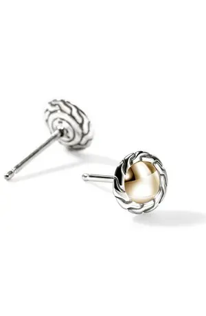 John Hardy Jh Essential Stud Earrings - Silver/gold