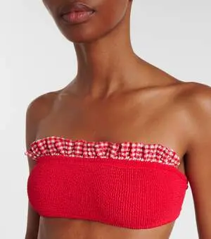 Hunza G Peggy Gingham Bikini - Black