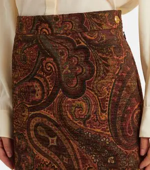 Chloé Paisley Jacquard Mini Skirt