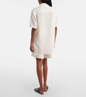 Loro Piana Shirley Linen Crêpe Shirt