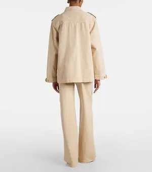 BLAZÉ MILANO Sahariana Denim Jacket - Beige