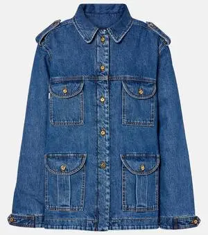 BLAZÉ MILANO Sahariana Denim Jacket - Blue