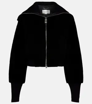 Victoria Beckham Shearling Bomber Jacket