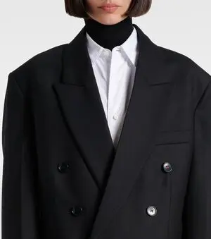 Victoria Beckham Double-breasted Blazer - Black