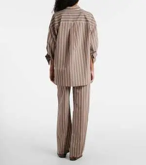 Brunello Cucinelli Monili Striped Shirt