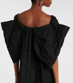 Erdem Embroidered Cloqué Jacquard Gown