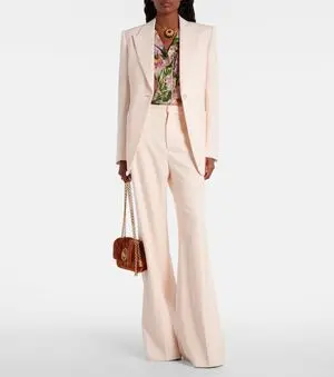 Chloé Tie-neck Silk Crêpe De Chine Blouse - Multicoloured