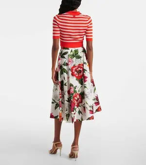 Dolce & Gabbana Striped Polo Shirt - Red