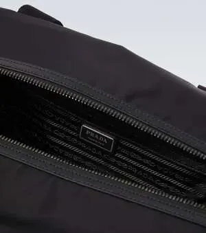 Prada Re-nylon Leather-trimmed Duffle Bag