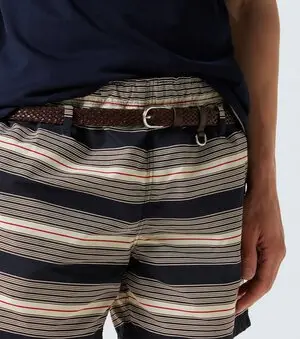 Prada Braided Leather Belt
