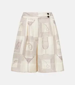 Loro Piana Printed Shorts For Women