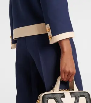 Valentino Garavani Embroidered Wool And Silk Jacket