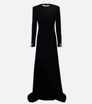 Open Back Maxi Evening Gowns