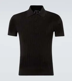 TOM FORD Cotton And Silk Polo Shirt