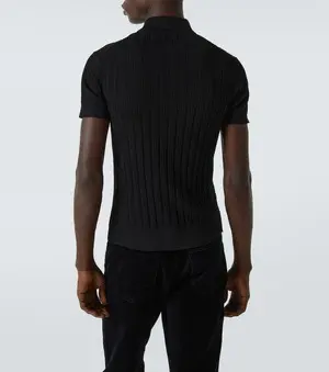 TOM FORD Cotton And Silk Polo Shirt