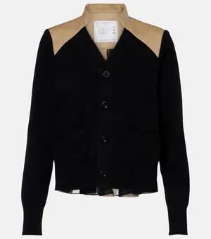 Sacai Button Detailed Knitwear For Women