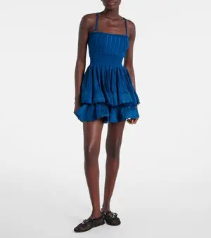 Alaïa Ribbed-knit Top - Blue