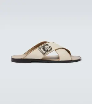Dolce & Gabbana Trimmed Slides Slipper
