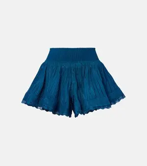 Alaïa Ribbed-knit Skort