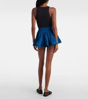 Alaïa Ribbed-knit Skort