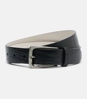 Brunello Cucinelli Leather Belt - Black