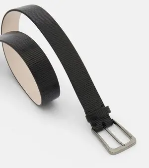 Brunello Cucinelli Leather Belt - Black