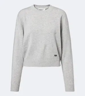 Victoria Beckham Wool And Cashmere Pullover - Grey