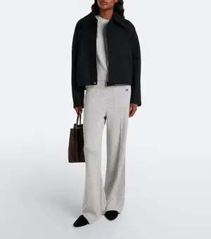Victoria Beckham Wool Cashmere Sweater - Grey
