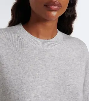 Victoria Beckham Wool Cashmere Sweater - Grey