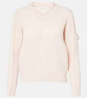Victoria Beckham Wool And Cashmere Sweater - Pink