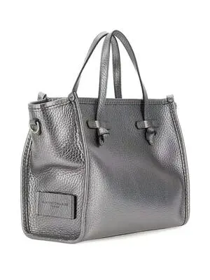 MARCELLA CLUB Leather Tote Bag - Grey