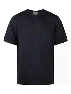 Closed Linen-blend T-shirt - Blue