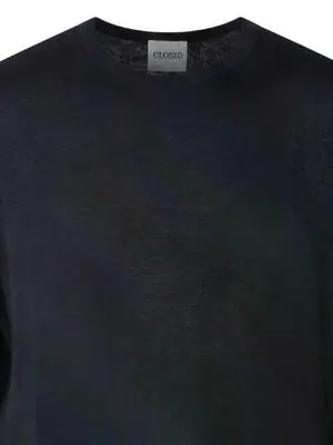Closed Linen-blend T-shirt - Blue